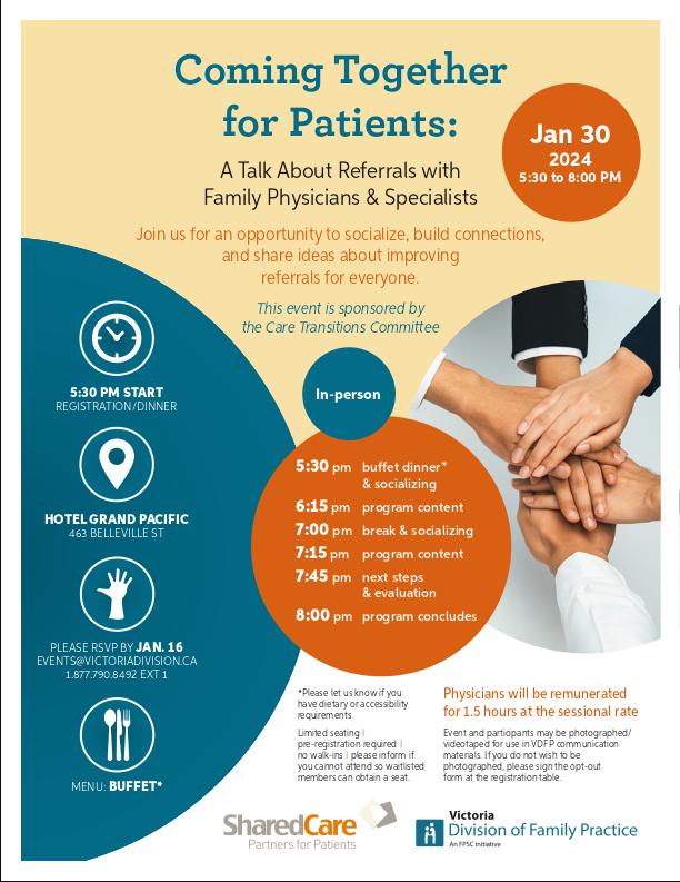 Coming Together for Patients: A Talk about Referrals with FPs and SPs ...